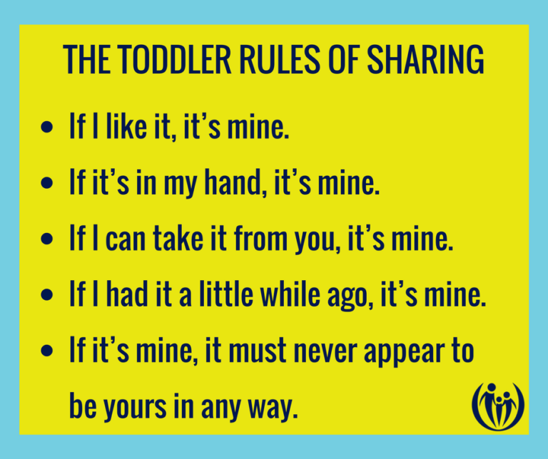 Toddler rules of sharing | Connected Families