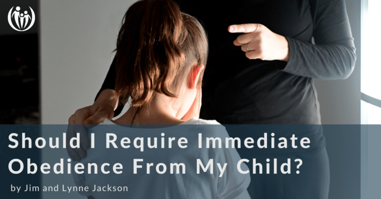 First-Time Obedience: Should I Require Immediate Obedience?